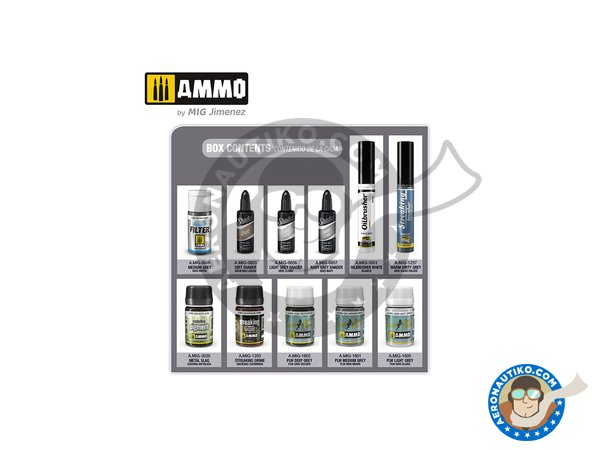 AMMO of Mig Jimenez: Paints set - SUPER PACK Carrier Deck Aircraft ...